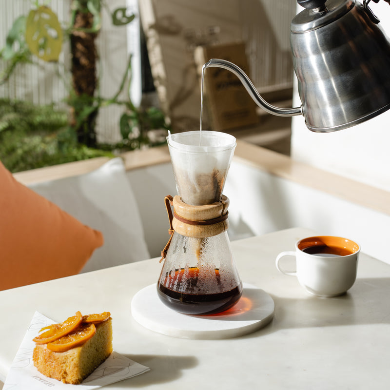Chemex Classic Series | 3-Cup & 6-Cup Glass Pour-Over Coffeemaker